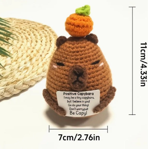 Crochet Positive Capybara Doll – TTAesthetic