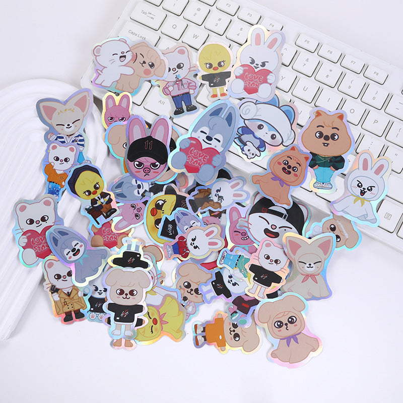 SKZ Laser Luggage Stickers – TTAesthetic